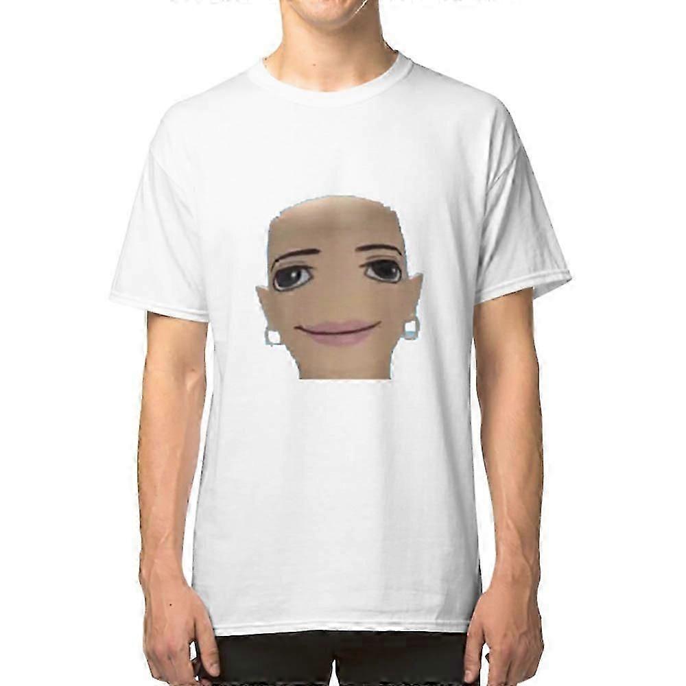 bald baddie roblox meme face T-shirt 2025 Design | Fruugo UK
