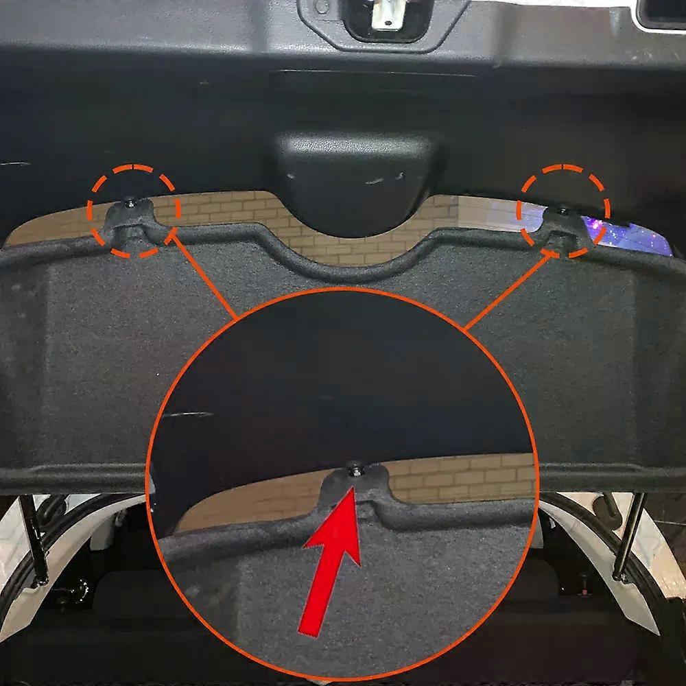 2X Parcel Shelf Clips For Nissan Juke F15 Rear Plastic Button Bootlid ...