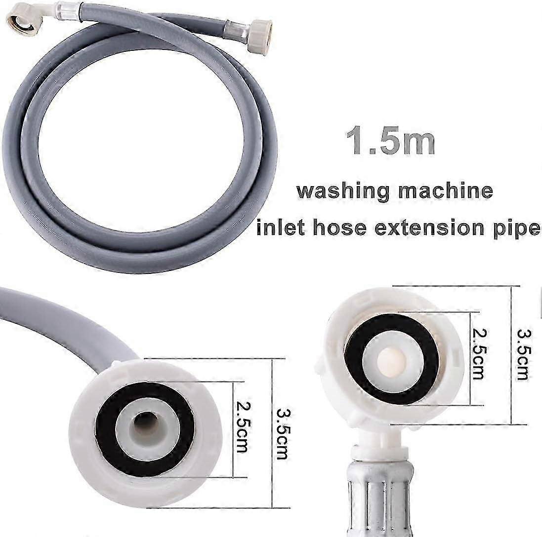 Water Supply Hose Washing Machine Dishwasher Universal Cold Water Inlet ...