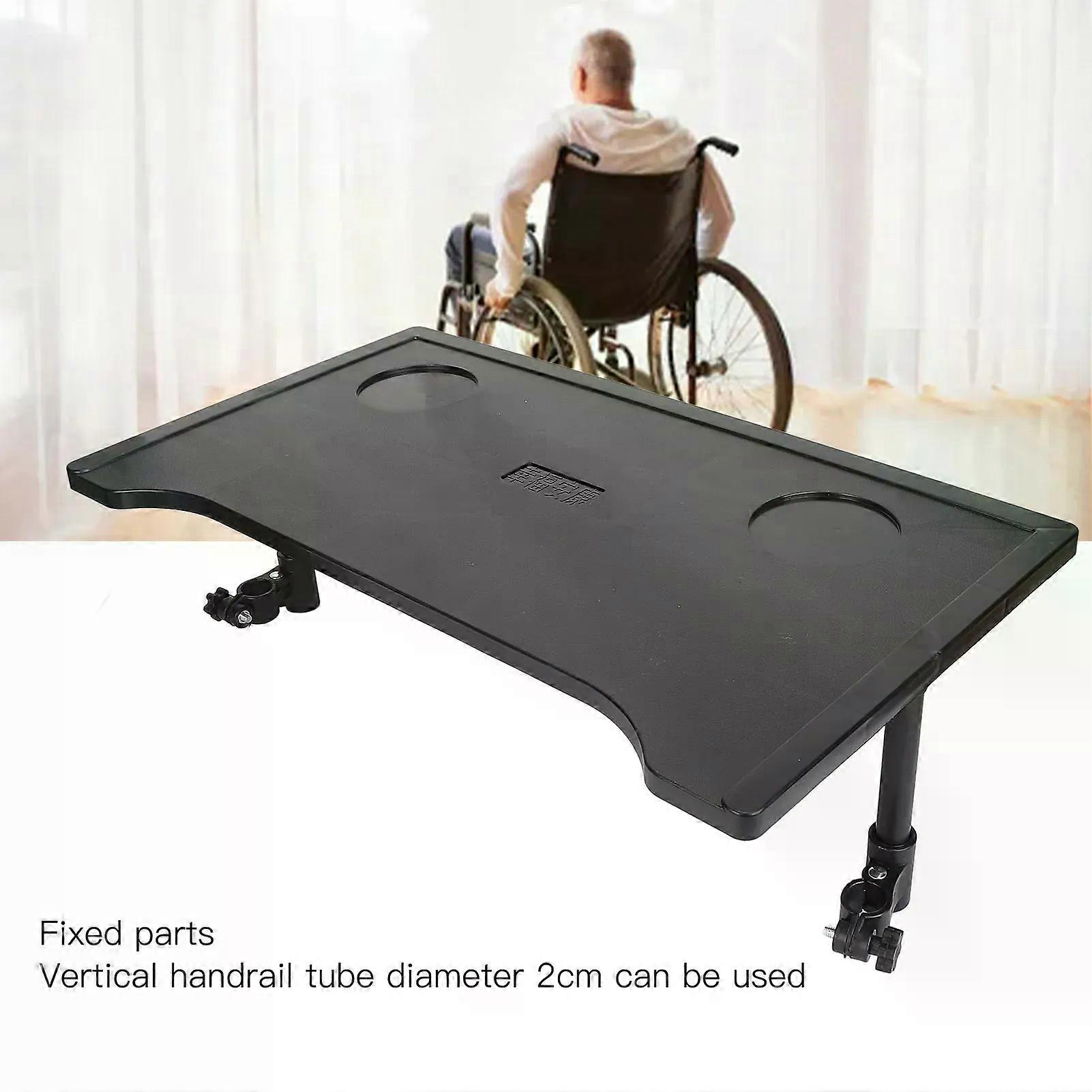 Wheelchair Tray Dining Table with Cup Holders for Eating Reading ...