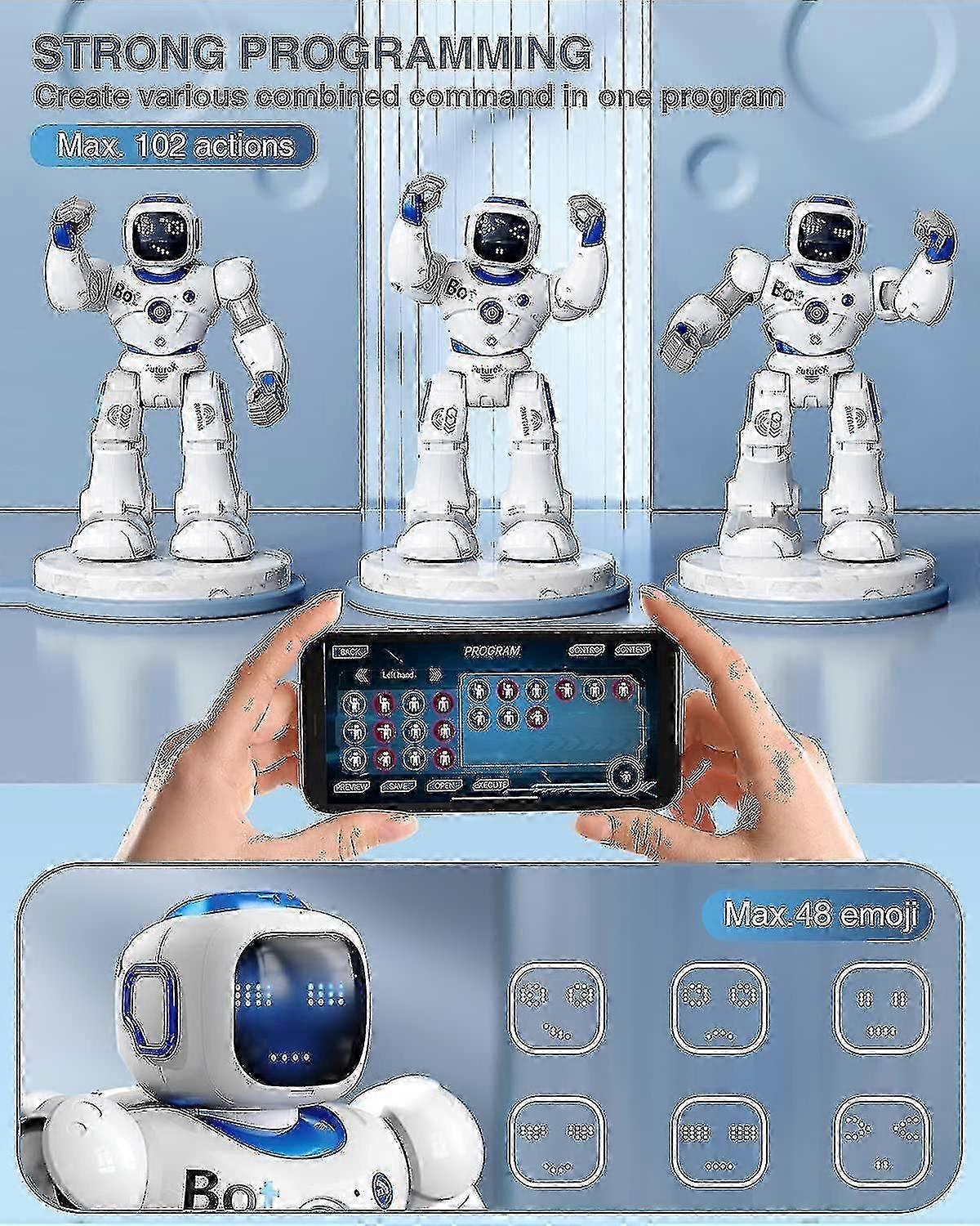 Smart Robots For Kids, Large Programmable Interactive Rc Robot With ...