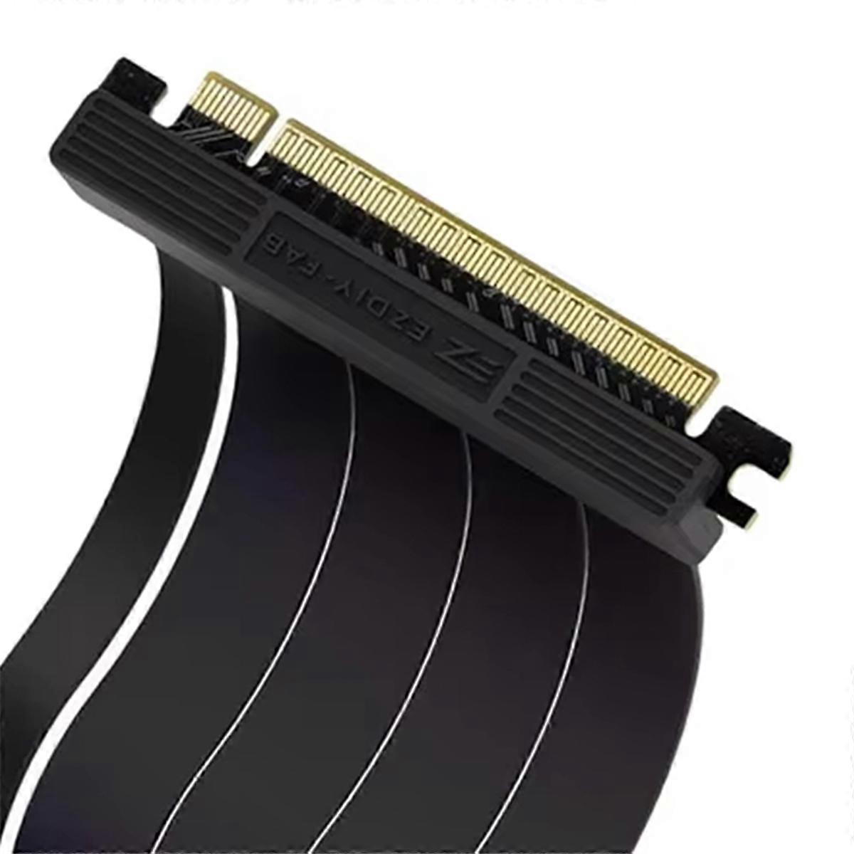 Vertical Mounting Bracket with Riser Cable Video Card Kit Black | Fruugo UK