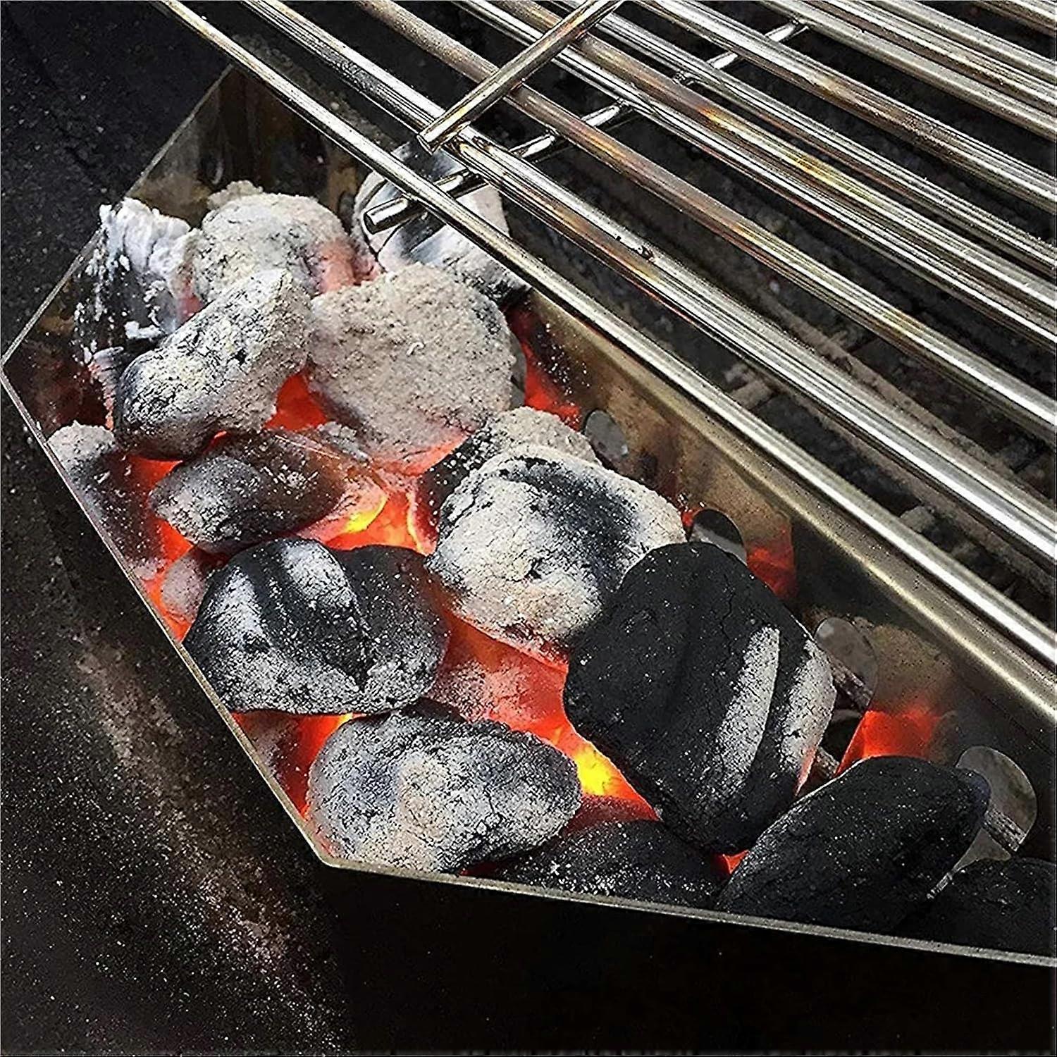 Kohlekorb Holzkohle Grill Korb 1 Stück Verzinktes Blech BBQ Zubehör für ...