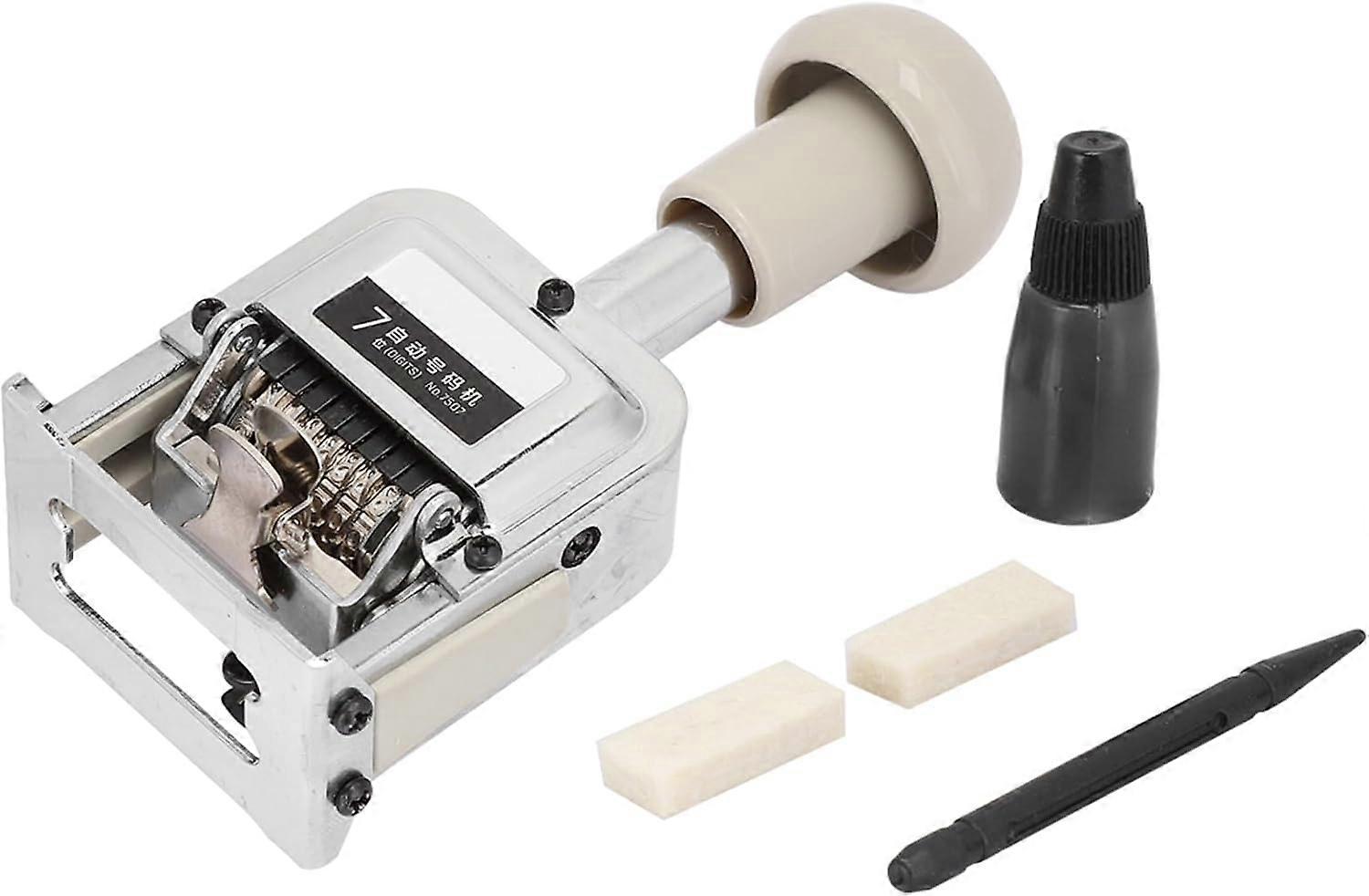 Numbering Machine, Model 7-Number Seal, Precise Construction, Metal ...