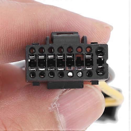 Mitsumi to ISO Wiring Harness Plug Adapter, 16-Pin ISO Bus Connector ...