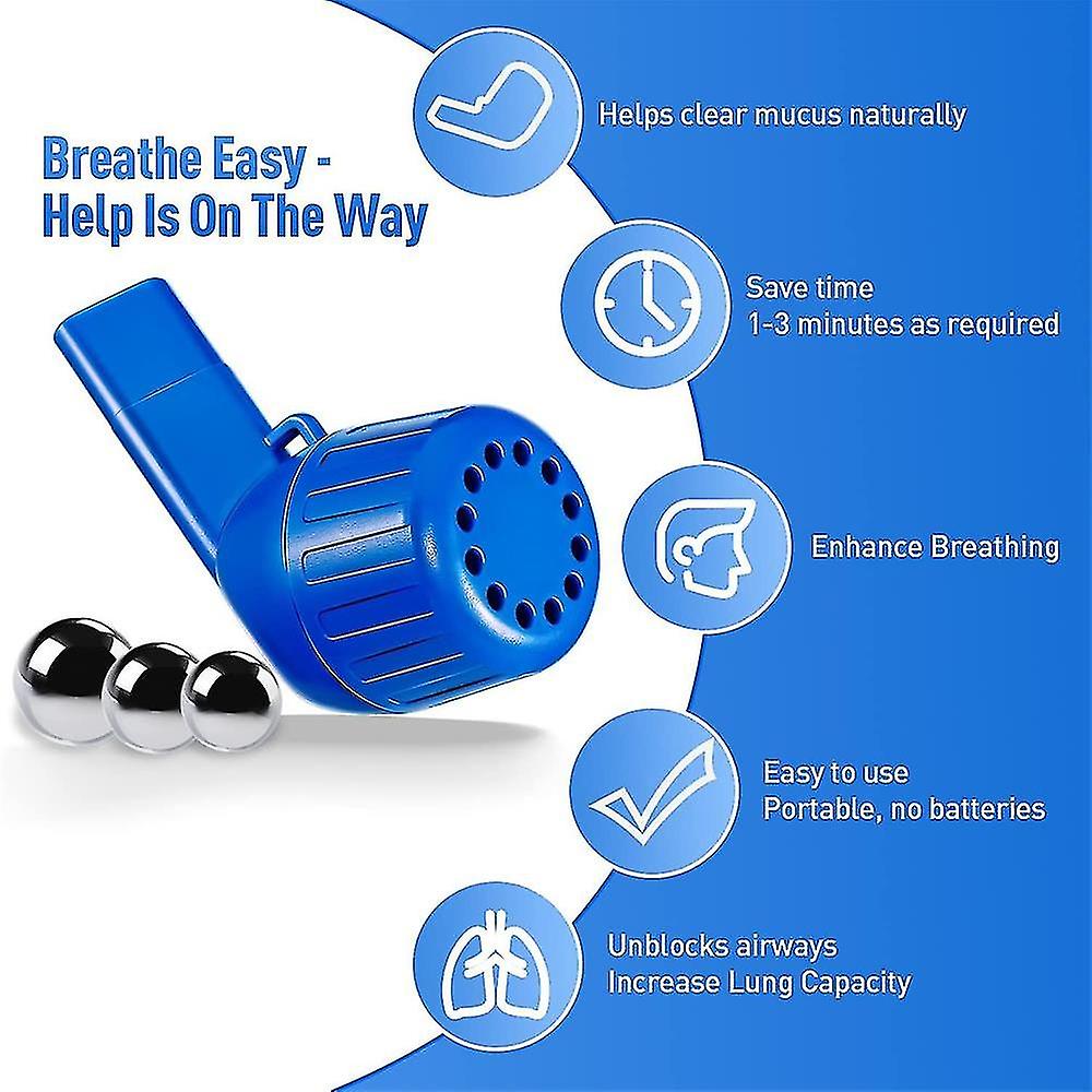 Lung Exerciser Mucus Remover - Naturally Clear Mucus With The Breathing ...