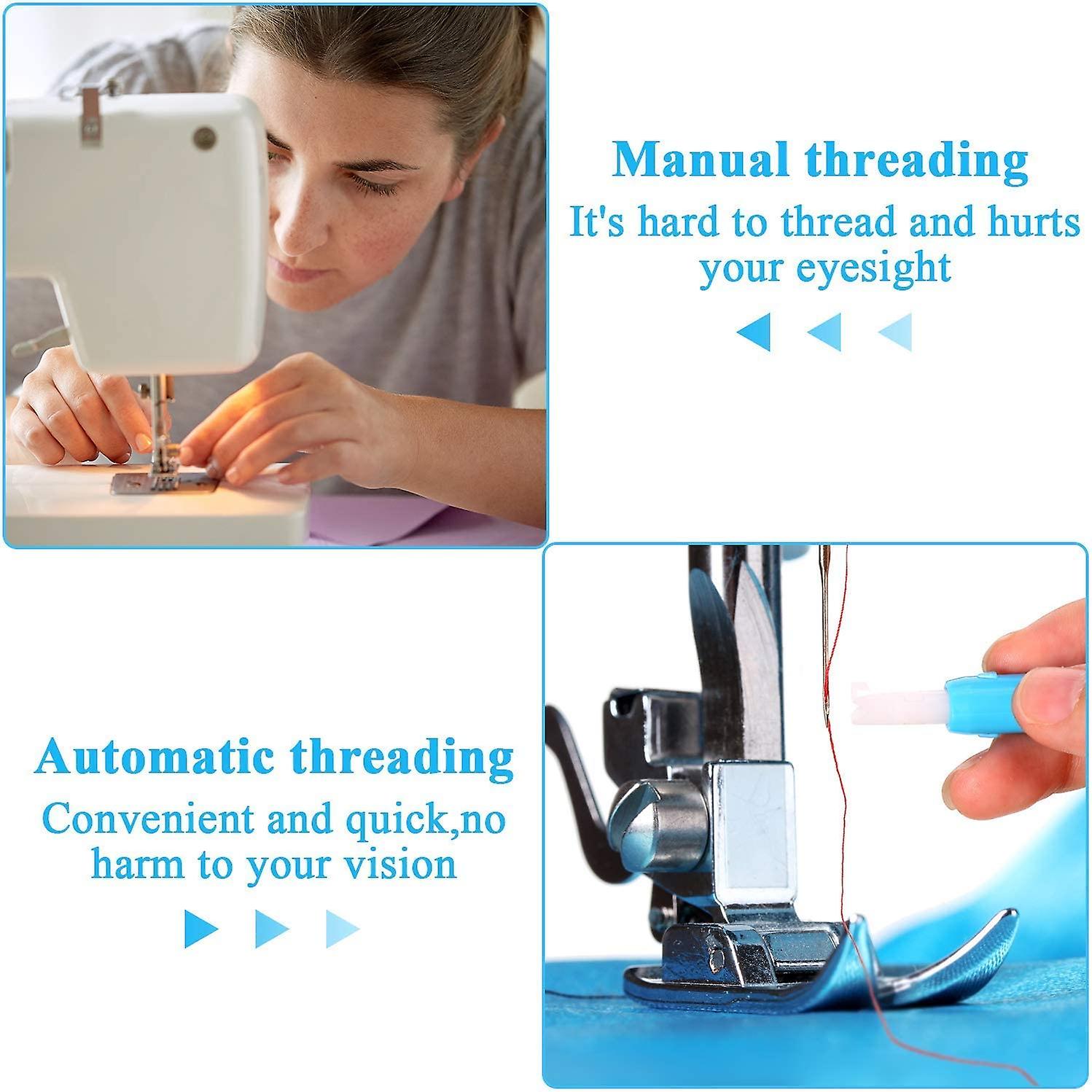 Sewing Needle Inserter,automatic Needle Threader Plastic Needle ...