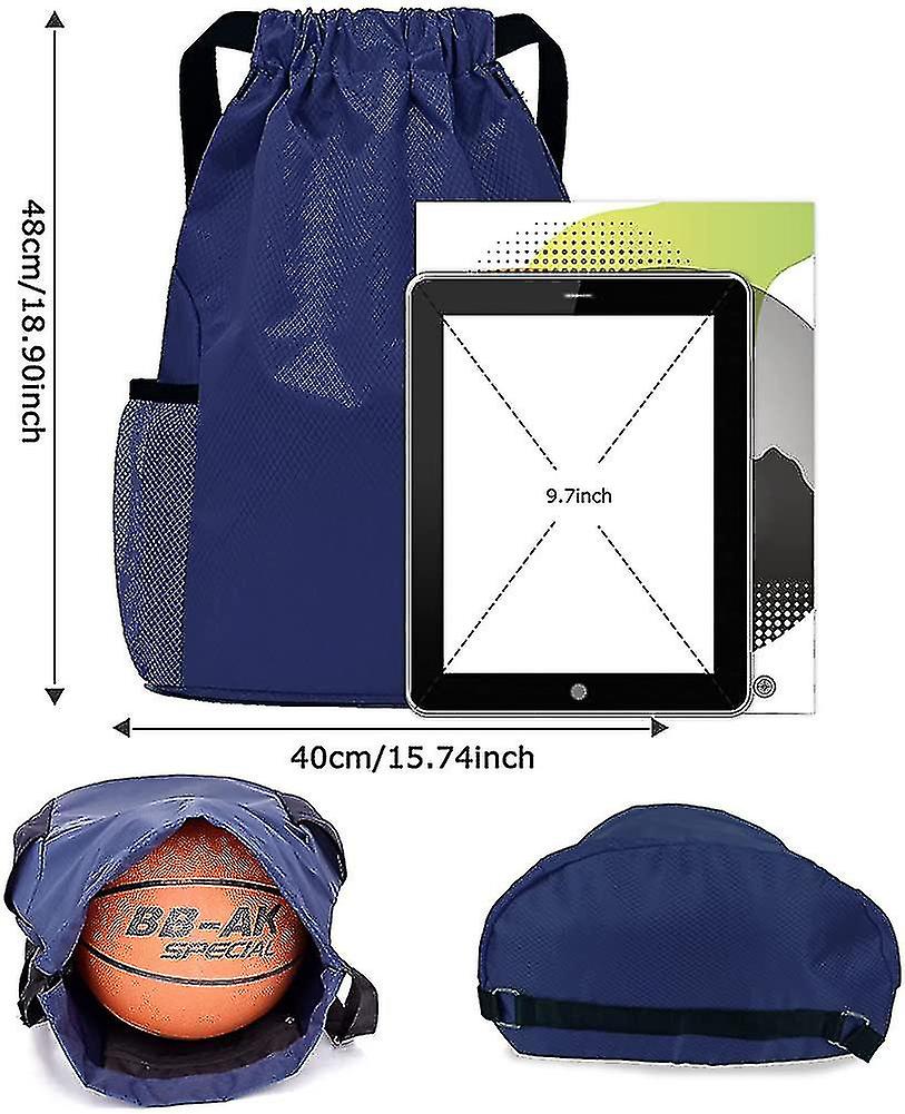 Drawstring Gym Bag - Waterproof Swim Pe Bags Draw String Changing Bag ...