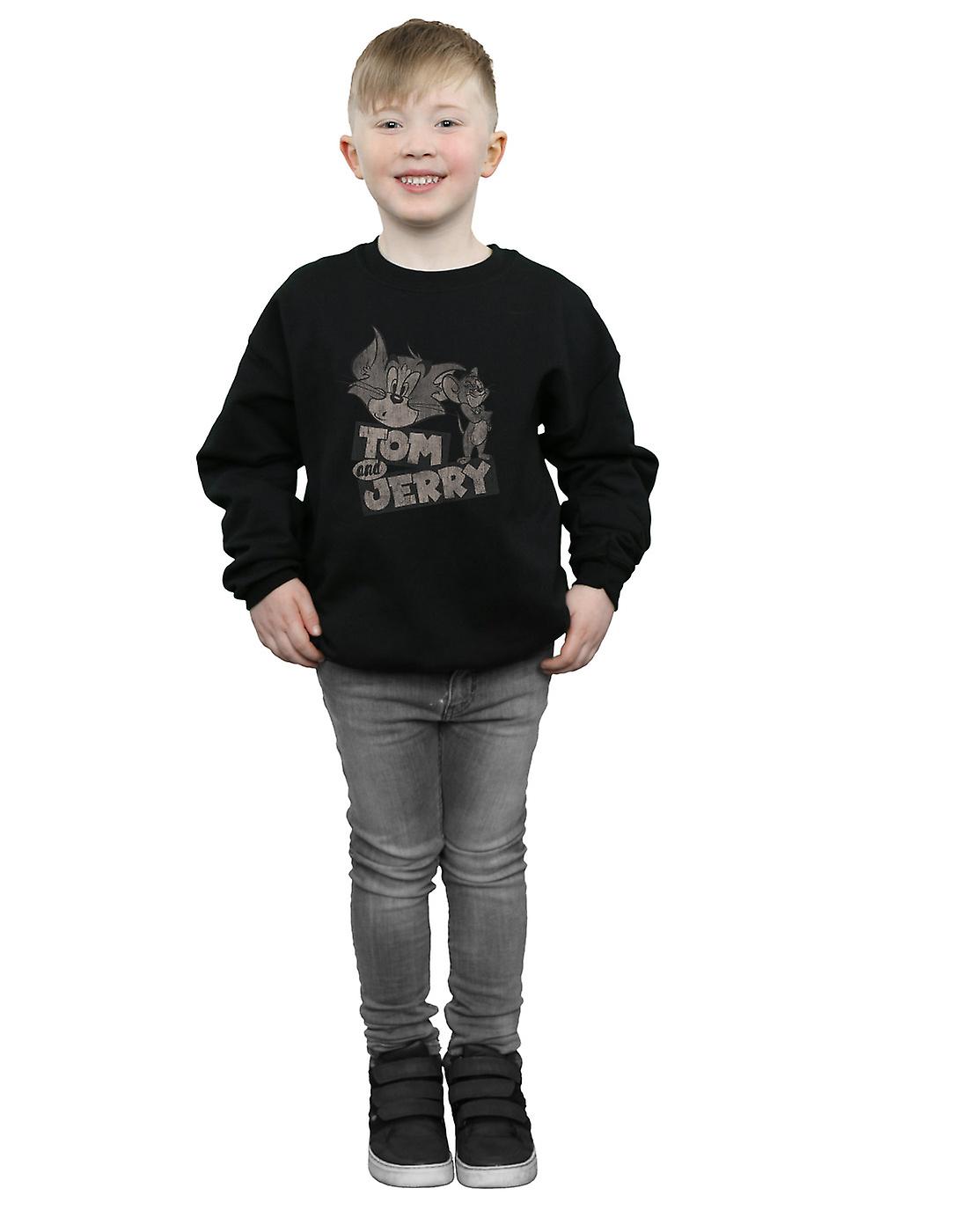 Tom And Jerry Boys Cartoon Wink Sweatshirt | Fruugo UK