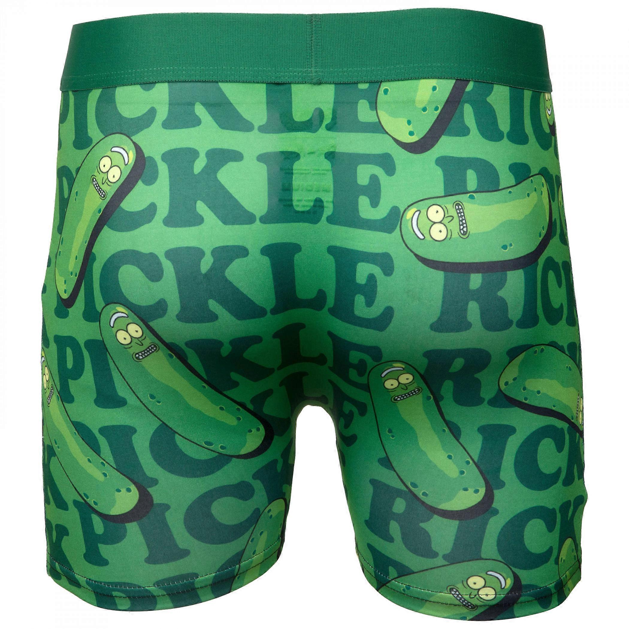 Rick and Morty Pickle Rick Happy Boxer Briefs Underwear | Fruugo UK