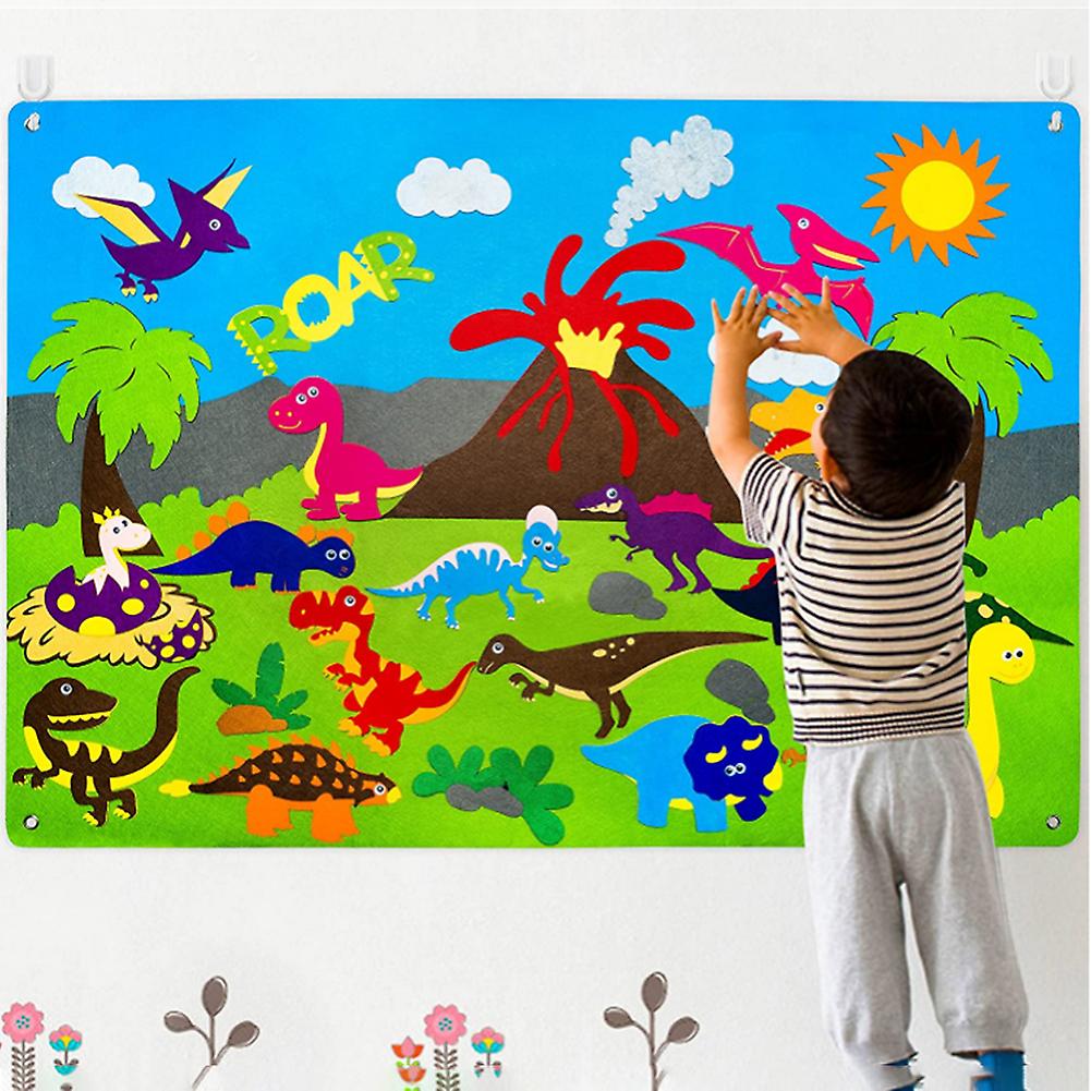 Flannel Felt-Story-Board Set for Toddlers Large Wall Hanging Activity ...