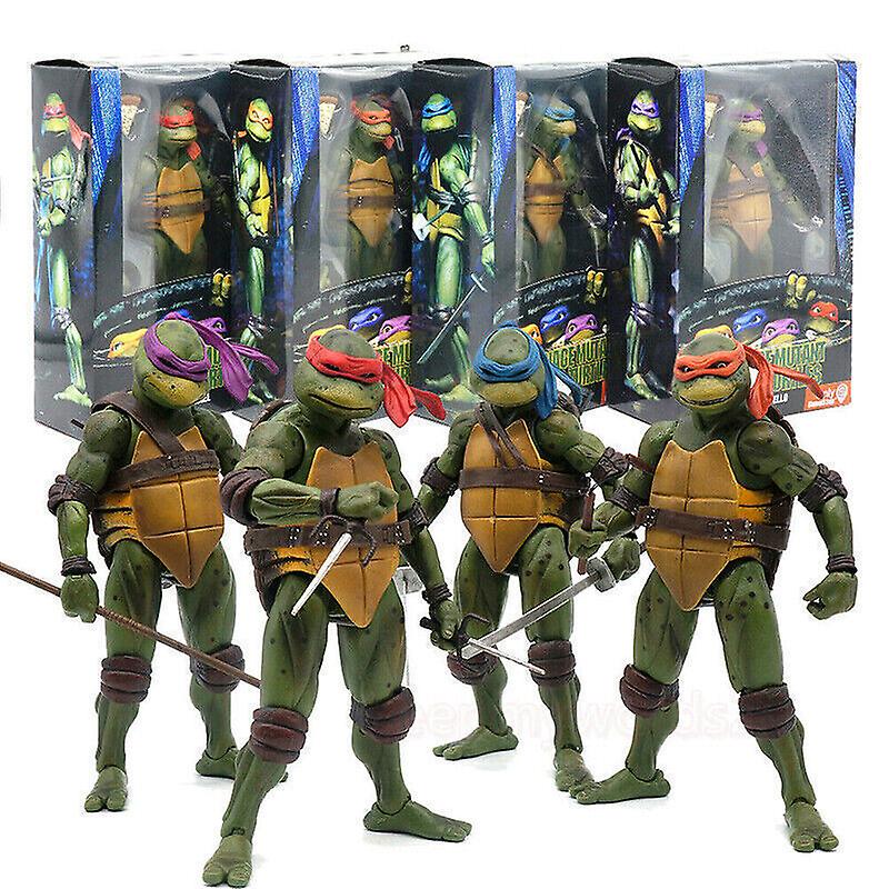 Neca Tmnt Teenage Mutant Ninja Turtles 1990s Movie 7" Action Figure ...