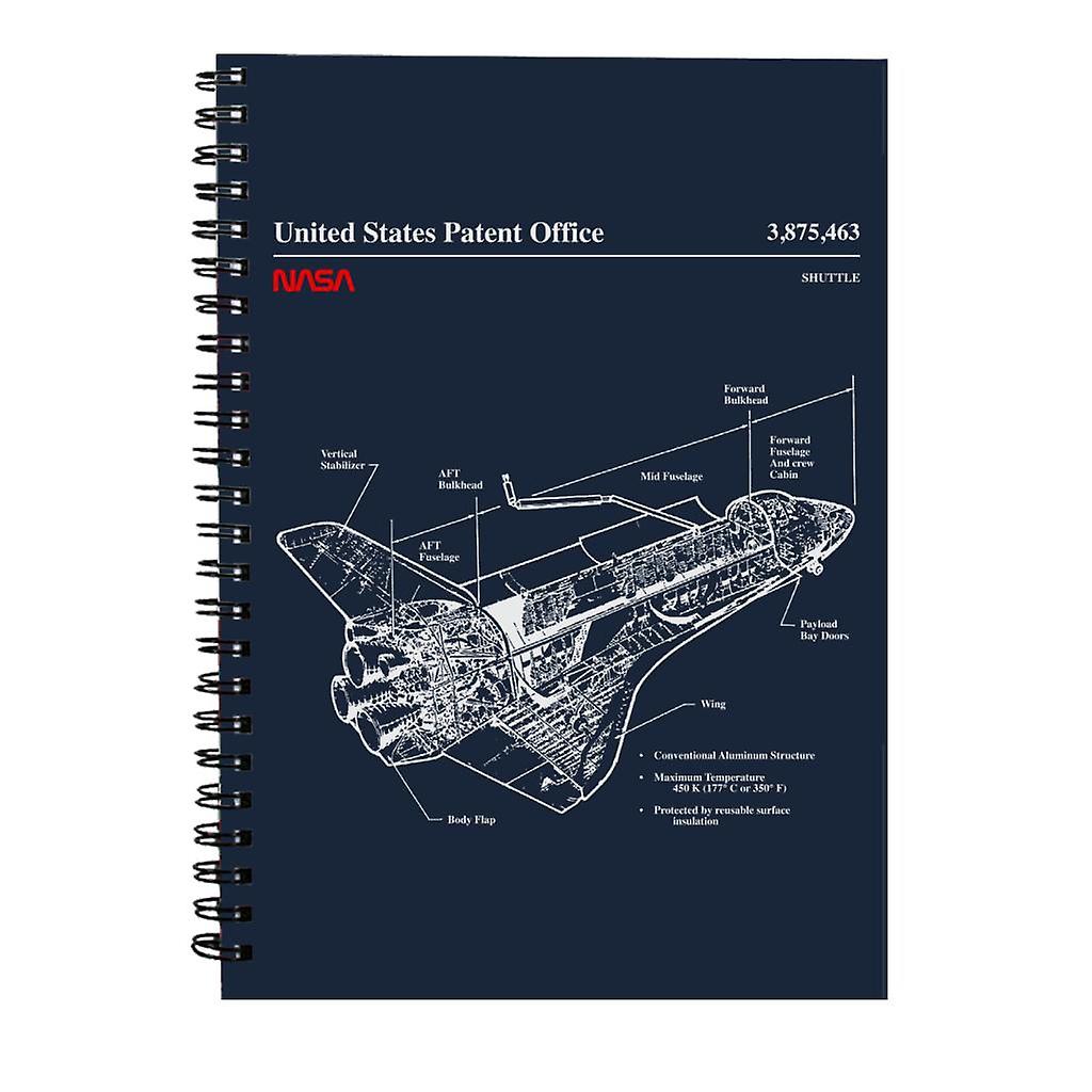 NASA Shuttle Structure Blueprint Spiral Notebook | Fruugo UK