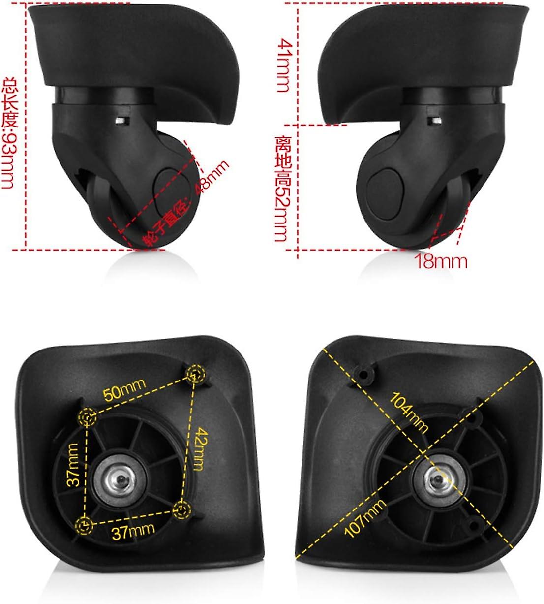 Samsonite Hjul Ersättning, Byte av resväska Hjulbyte, 2st PVC ...