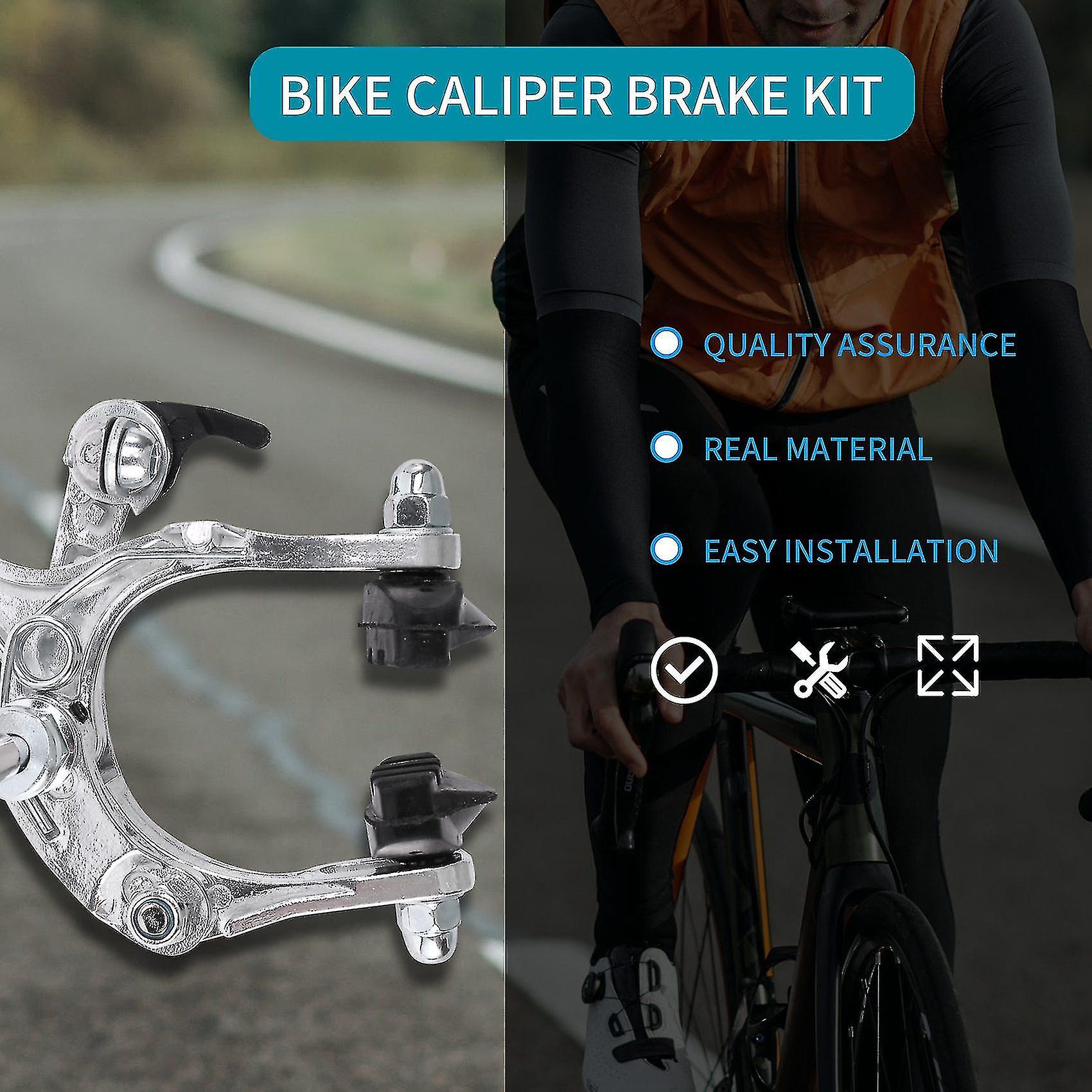 Front Fixie Road Bike Cruiser Brake Set Bike Brake Kit Bike Caliper ...