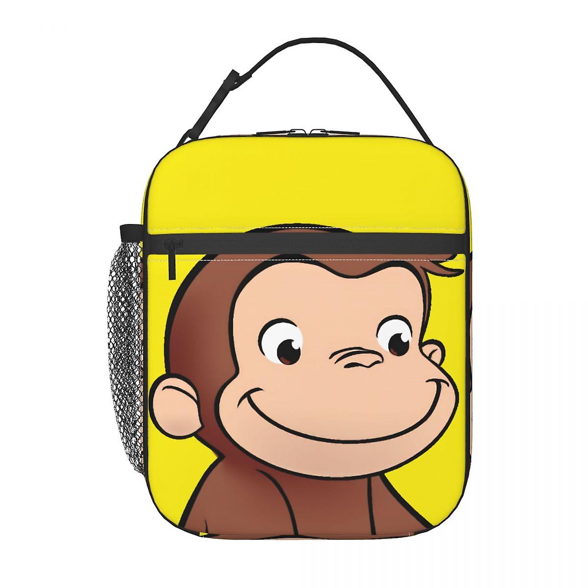 Curious George Children's Books Portable Lunch Box Women Leakproof ...