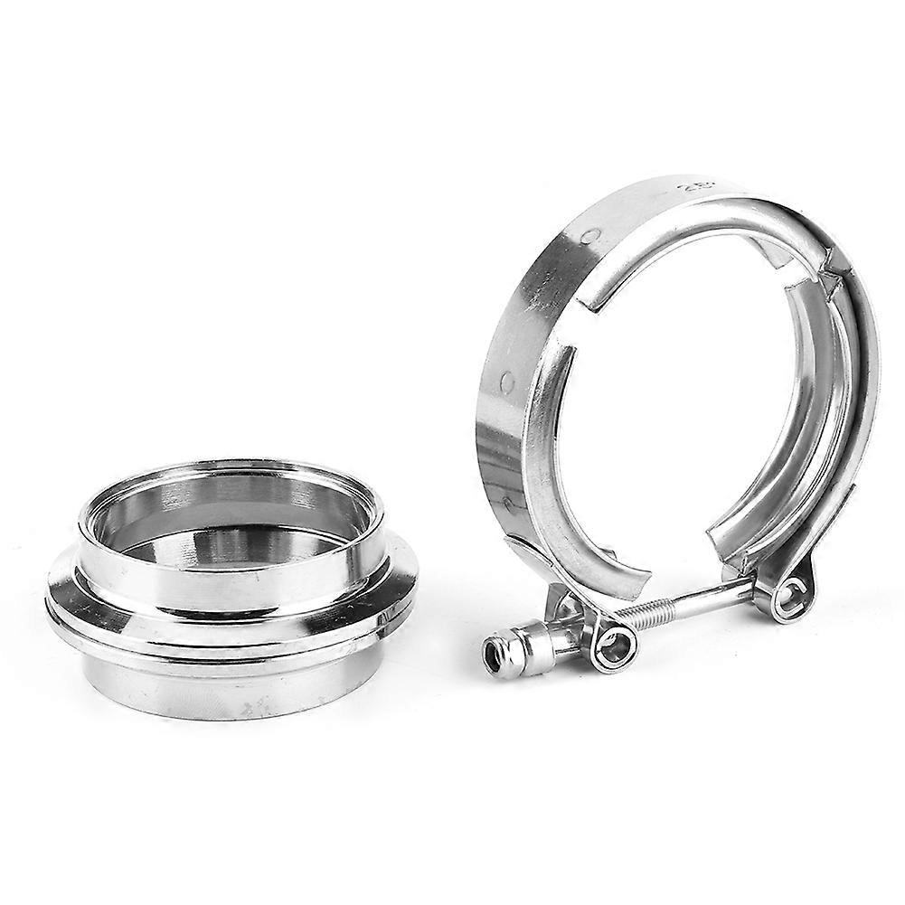 2.5in VBand Flange Clamp Kit T304 Stainless Steel Accessory for Turbo ...