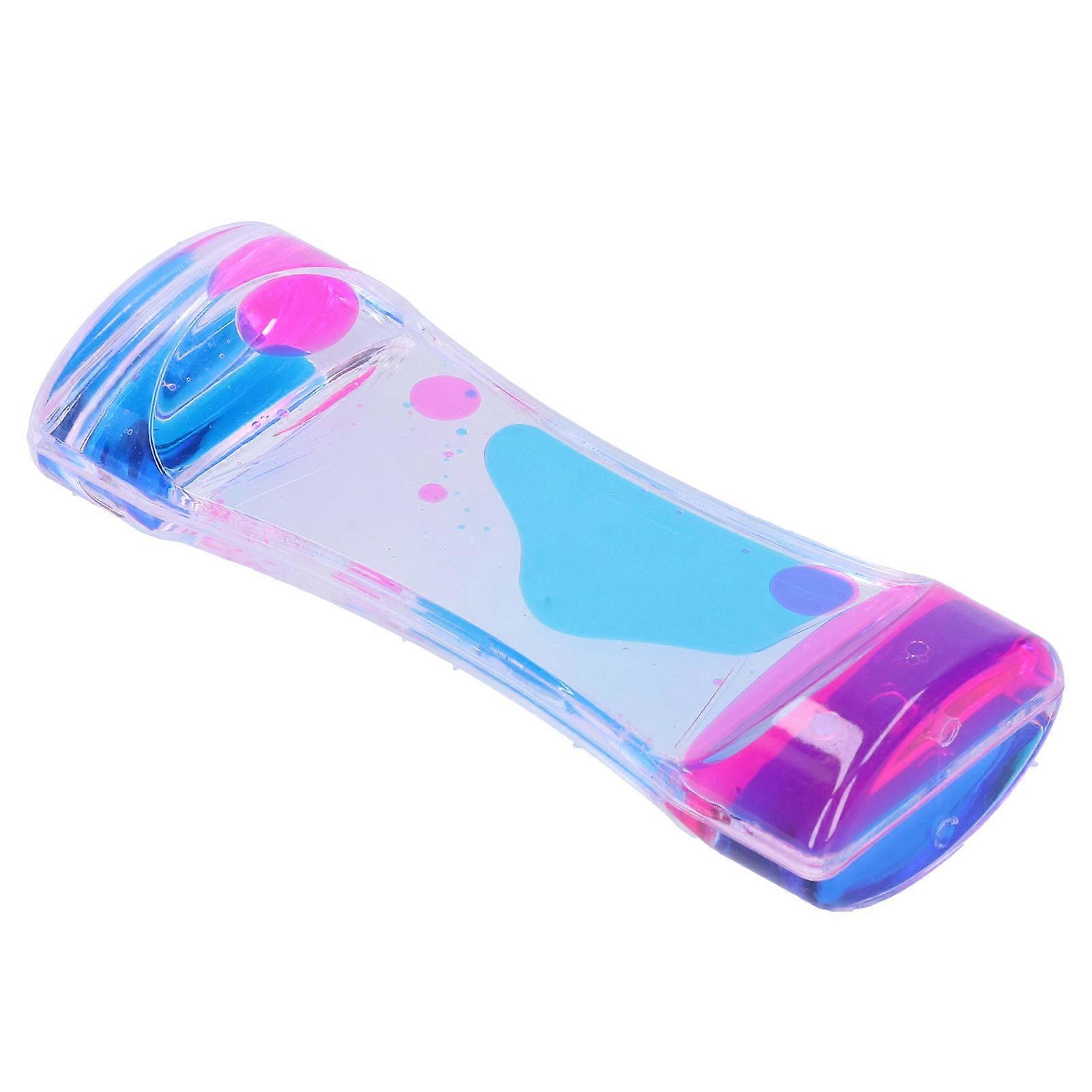 Double Color Liquid Motion Bubbler Timer Hourglass Liquid Bubbler Toy ...