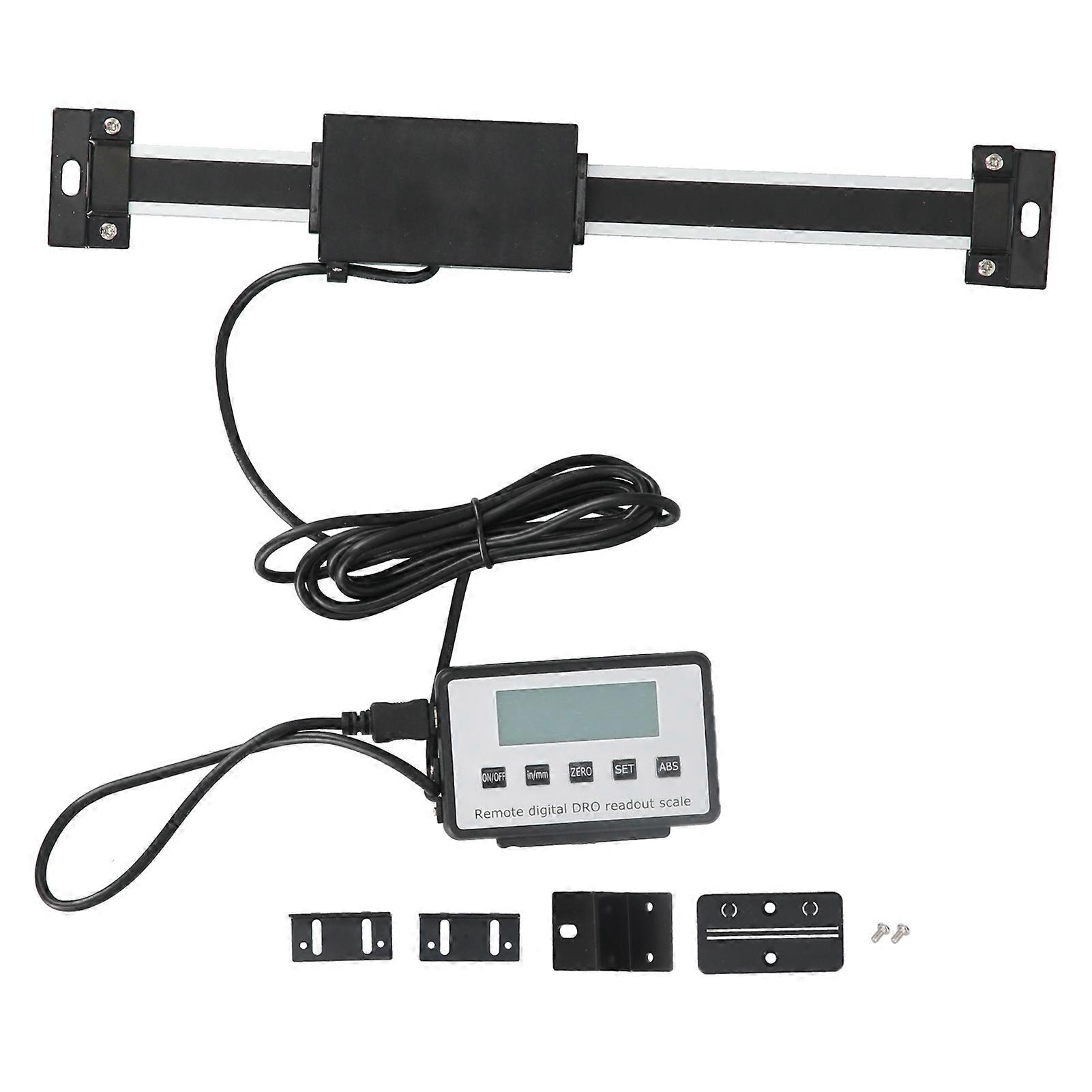 Digital Readout Linear Metric Imperial Linears Scale with Digital Display for Lathe0-150mm ...