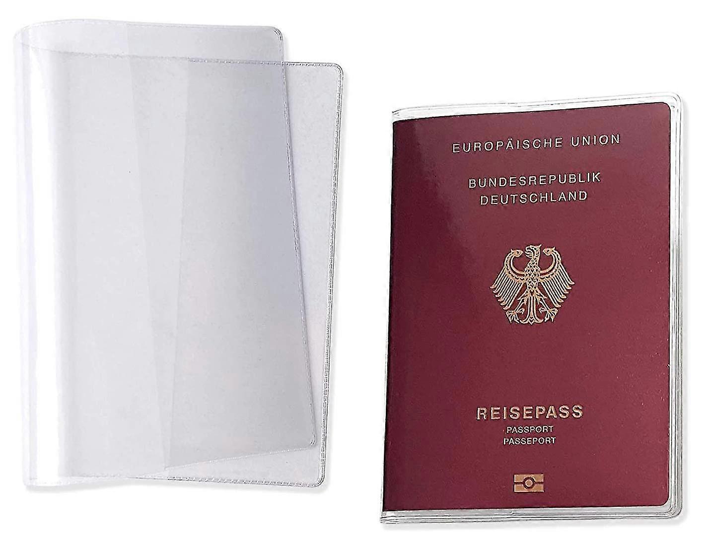 5 Pack Passport Covers, Clear Plastic Passport Protector, For Standard ...