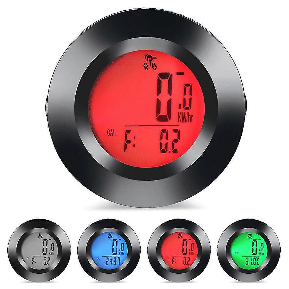 Bicycle Computer Wireless Bicycle Speedometer Waterproof Lcd Speed ...