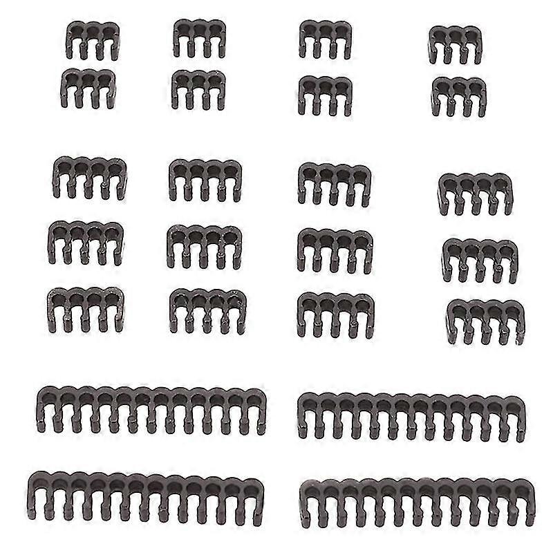 24pcs/set Pp Cable Comb Reusable 6/8/24pin Computer Power Cable Clamp ...