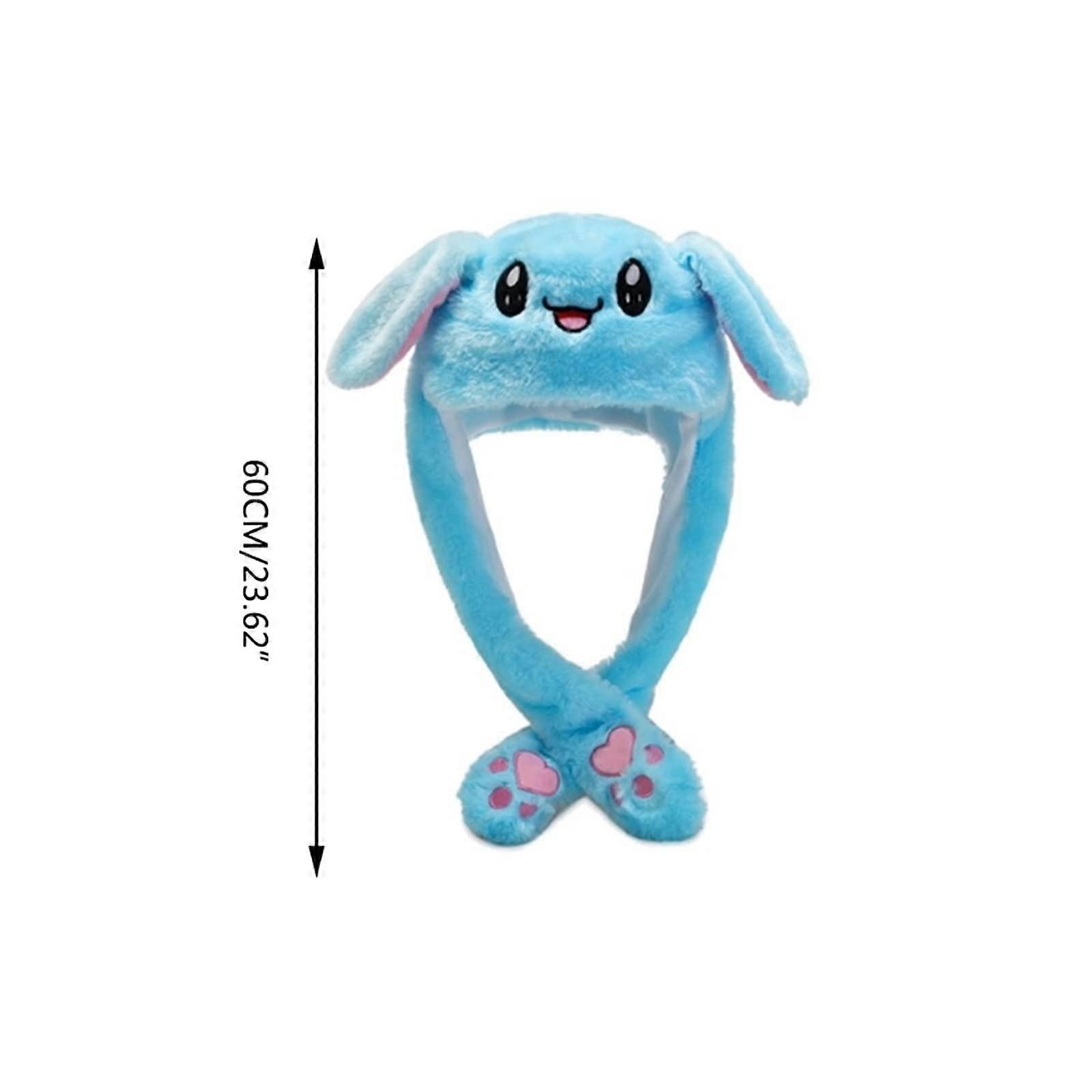 Rabbit Hat with LED Glow Moving Ear in Motion Airbag Hat Jumping Bunny ...