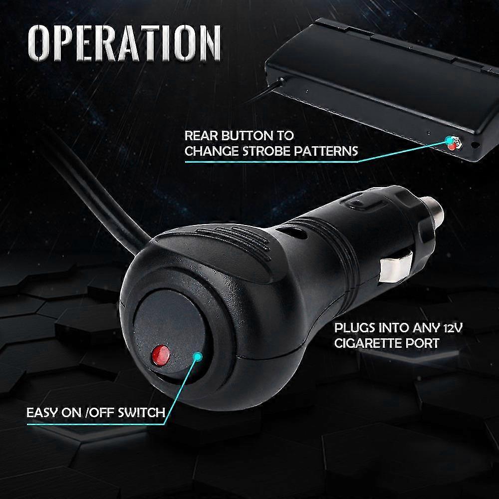 Green 16 LED High Intensity LED Law Ensuitable forcement Emergency ...