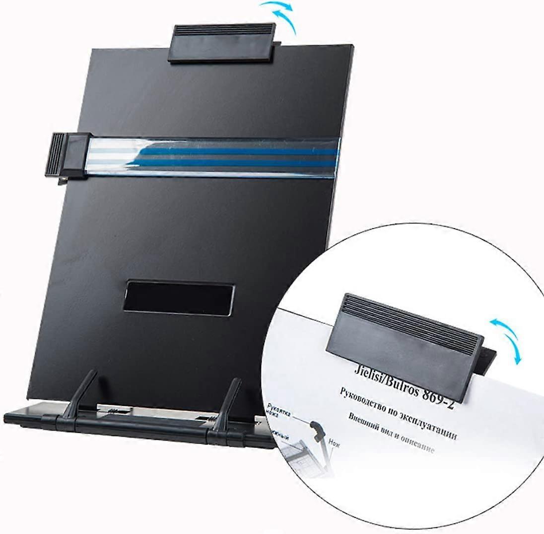 Desktop Document Holder with Adjustable Clip and Line Guide - Copy ...