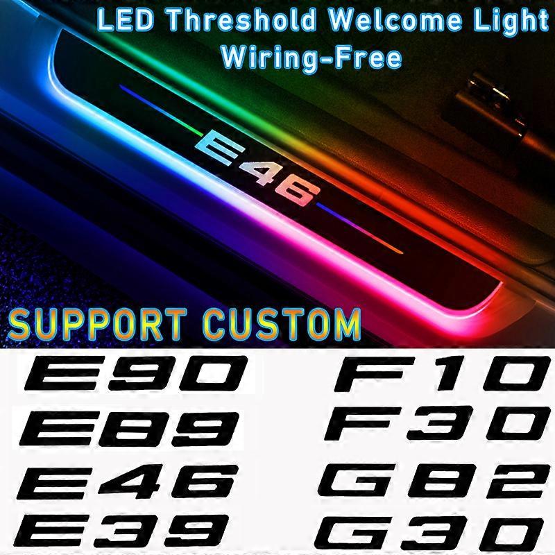 Customized Car Welcome Door illuminated Sill Light Logo Lamp LED Car ...
