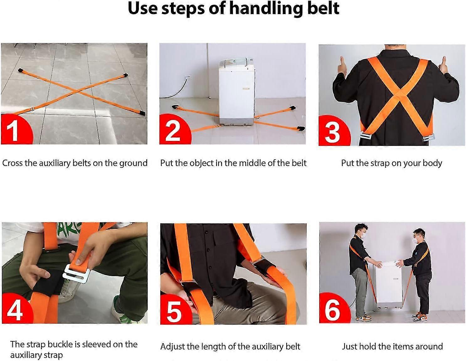 Carrying straps for moving, Carrying strap for 2 people, Transport ...