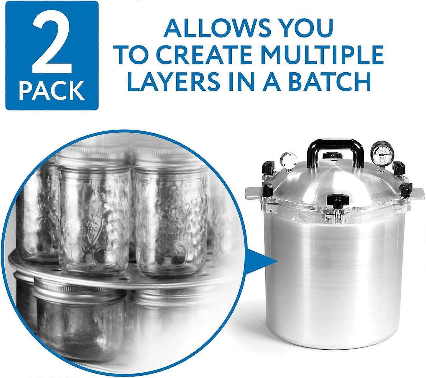 2-Pack 11-Inch Pressure Cooker Canner Rack / Canning Rack for Pressure ...
