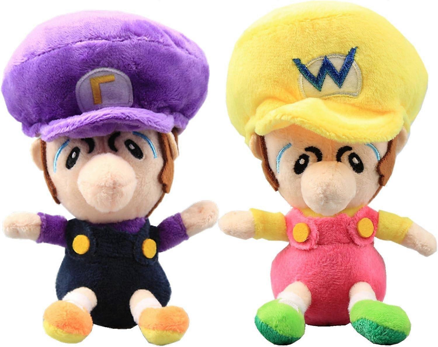 Baby Wluigi & Baby Wario Plush 6'' Set 2pcs | Fruugo UK