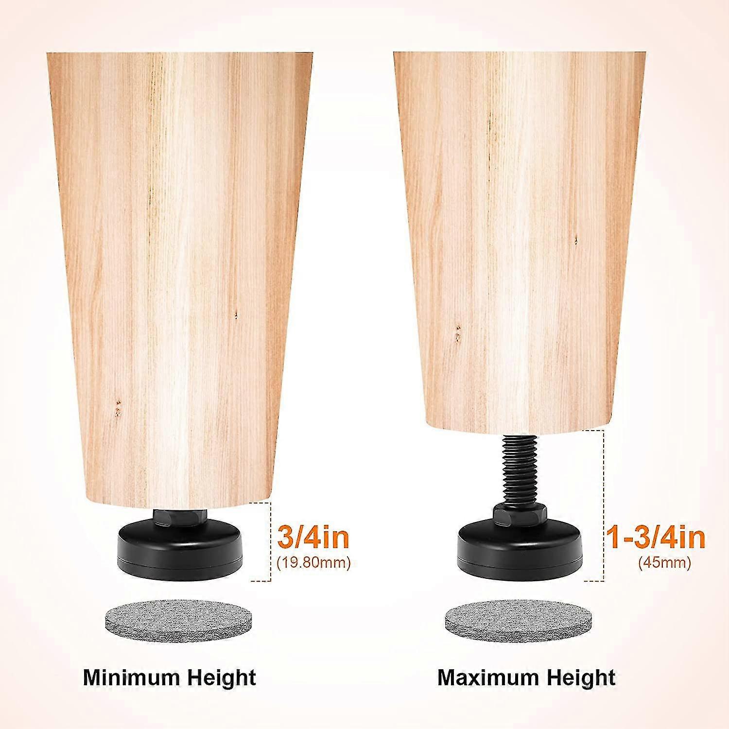 Leveling Feet Adjustable Furniture Feet 3/8 Unc Thread Furniture ...