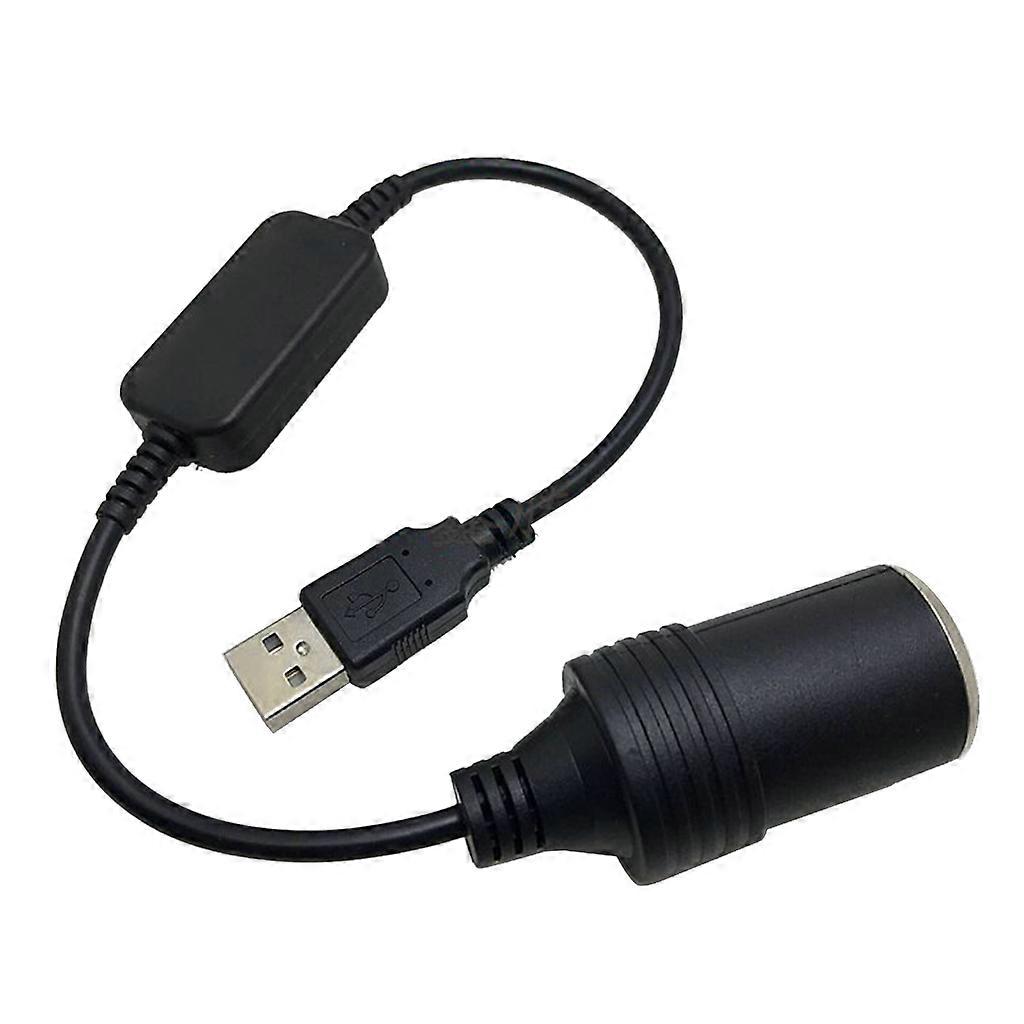 USB 5V To 12V Car Socket Female Power Converter Adapter Cable 100cm/40 ...