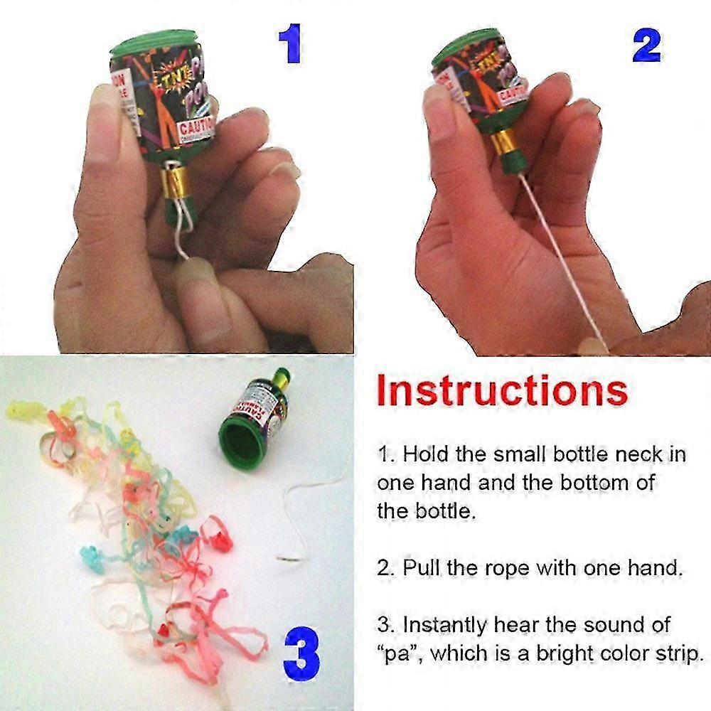 Party Poppers Confetti Cannons 72 Pack For Christmas Weddings Birthdays ...