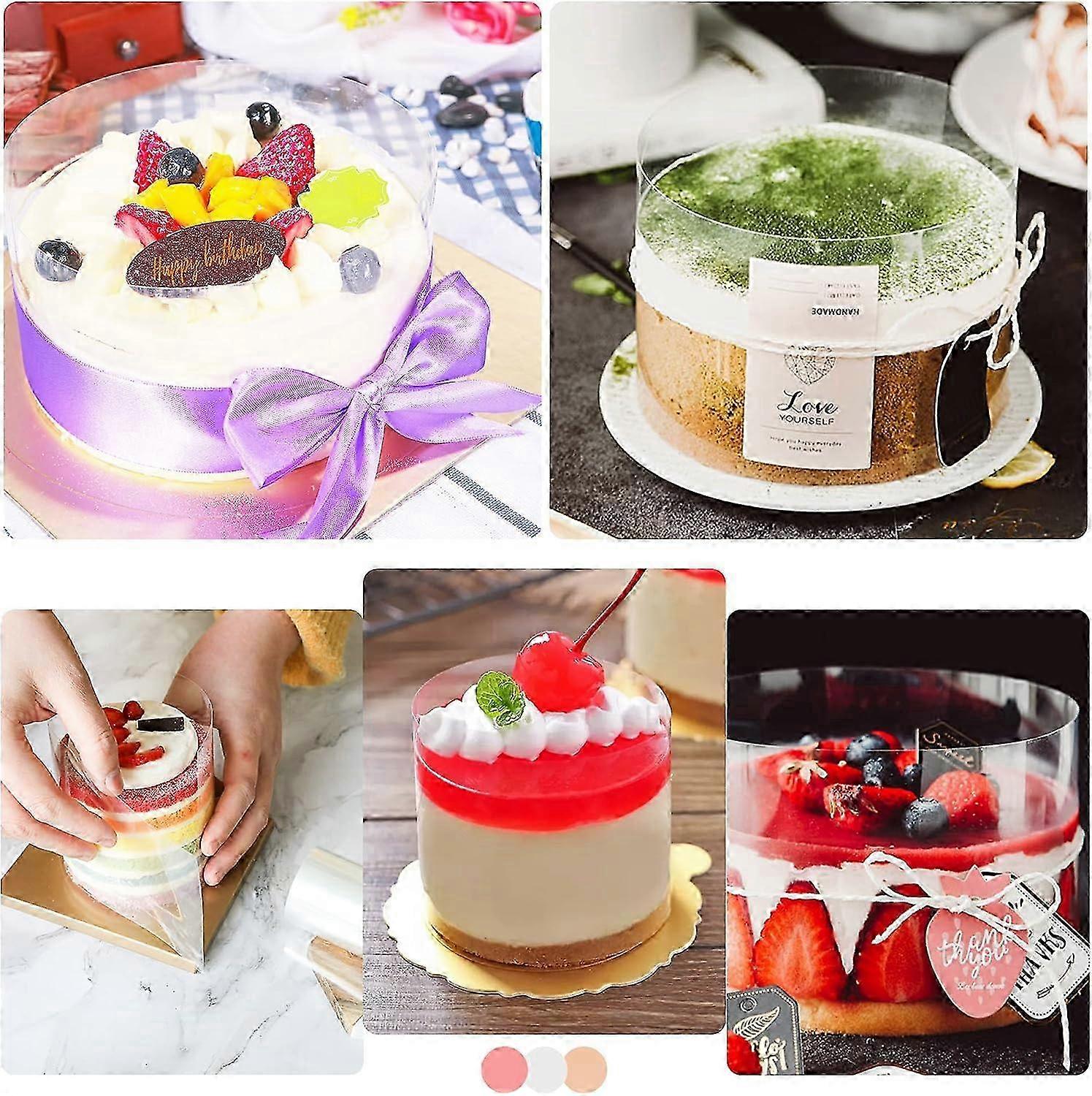 Cake Collars, 10cmx10m Clear Cake Strips Acetate Cake Roll Transparent ...