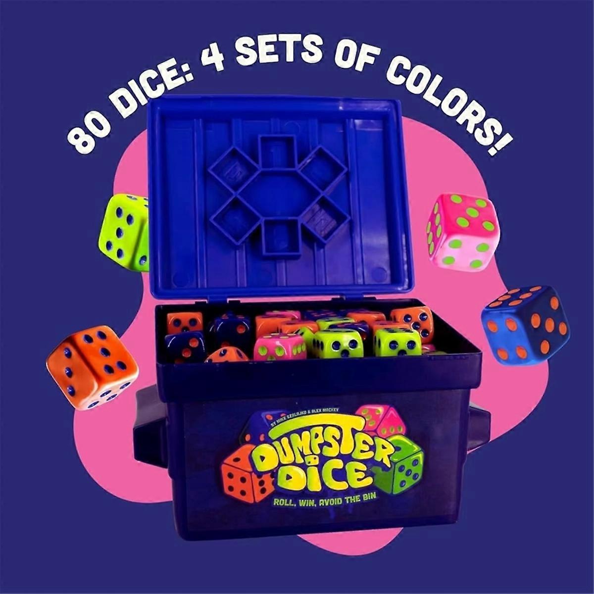 Dumpster Dice Game Family Board Game for 4 Players Fun | Fruugo UK