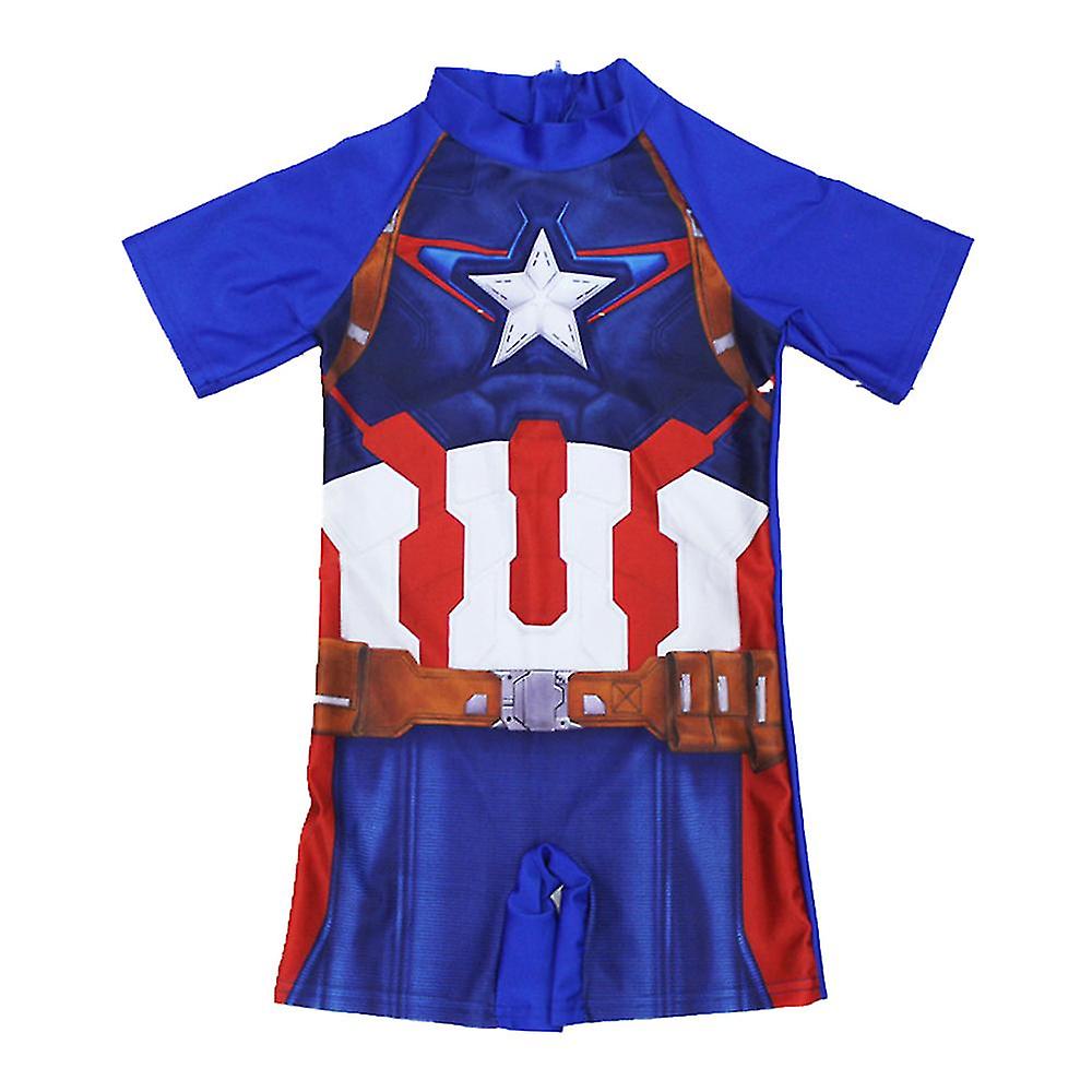 3-11 Years Kids Superman Swimwear One-piece Swimsuit Bathing Suit ...