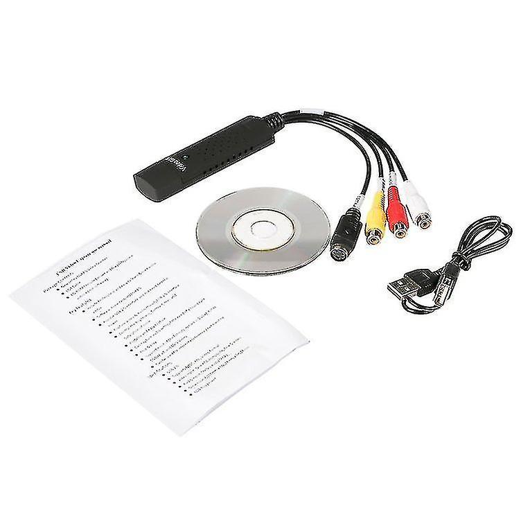 Usb Vhs/vcr To Video Converter Dvd Converter Capture Complete Scart Kit ...