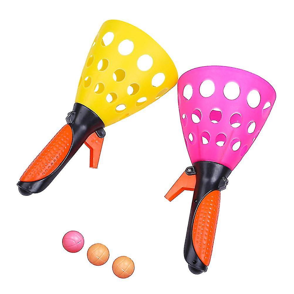 1 Pair Launch And Catch Balls Game Children Toss Game Parent-child ...