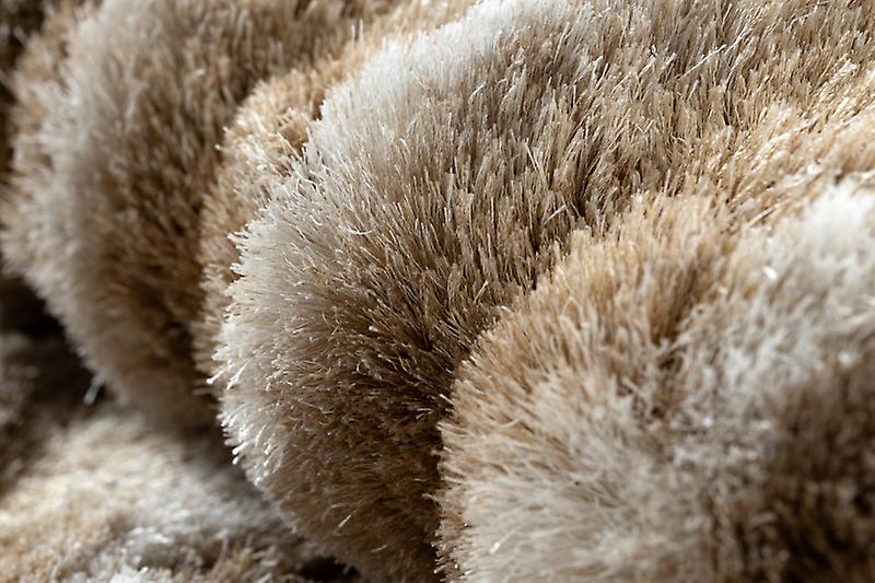 Modern shaggy carpet FLIM 010-B1 Maze - structural beige | Fruugo UK