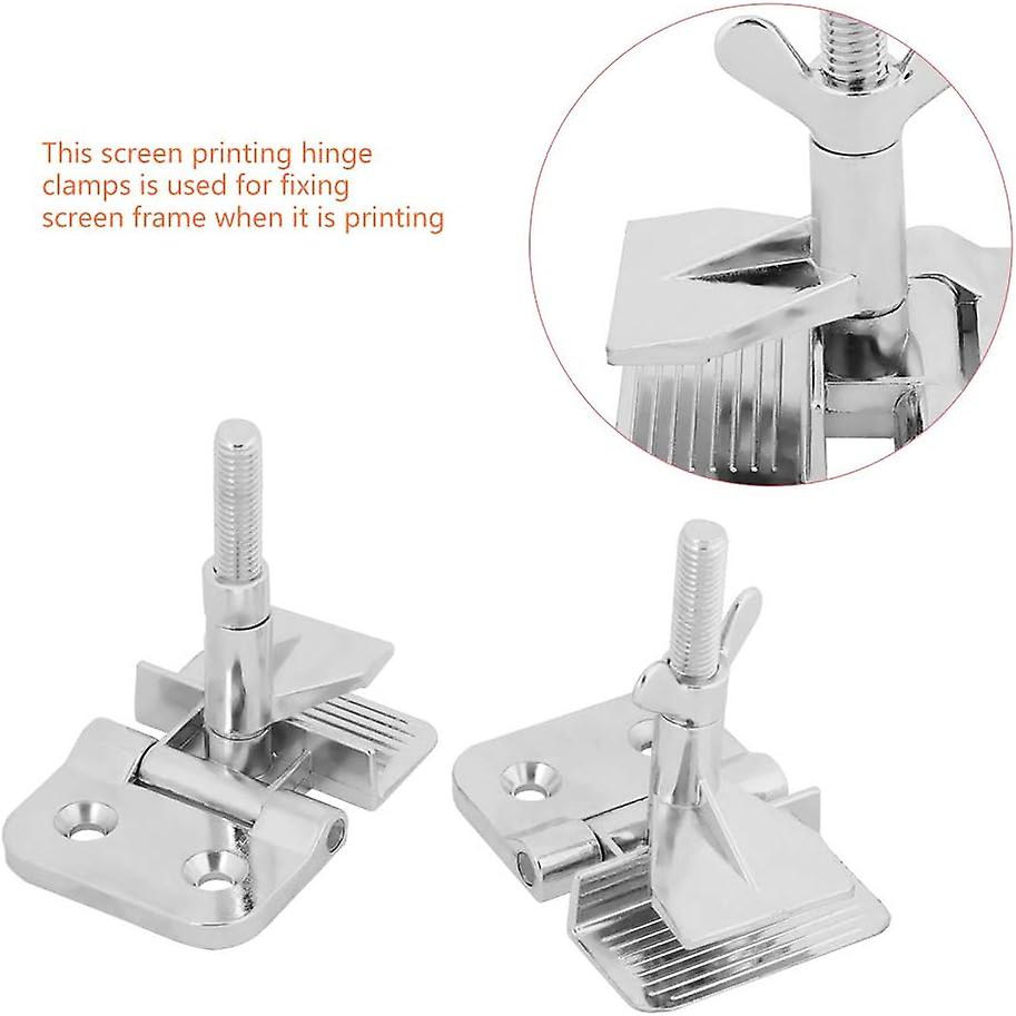Screen Print Clamps, 2pcs Butterfly Hinge Clamps Silk Screen Printing ...