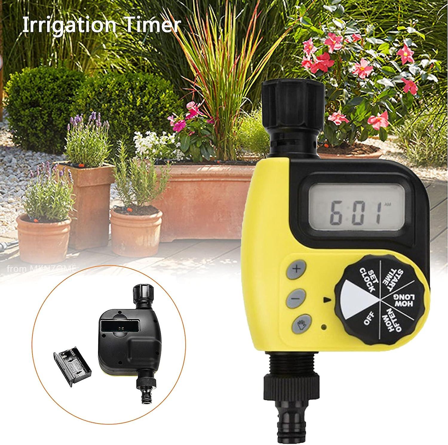 Watering Timer - 1/2" and 3/4" LCD Digital Sprinkler, Timer ...