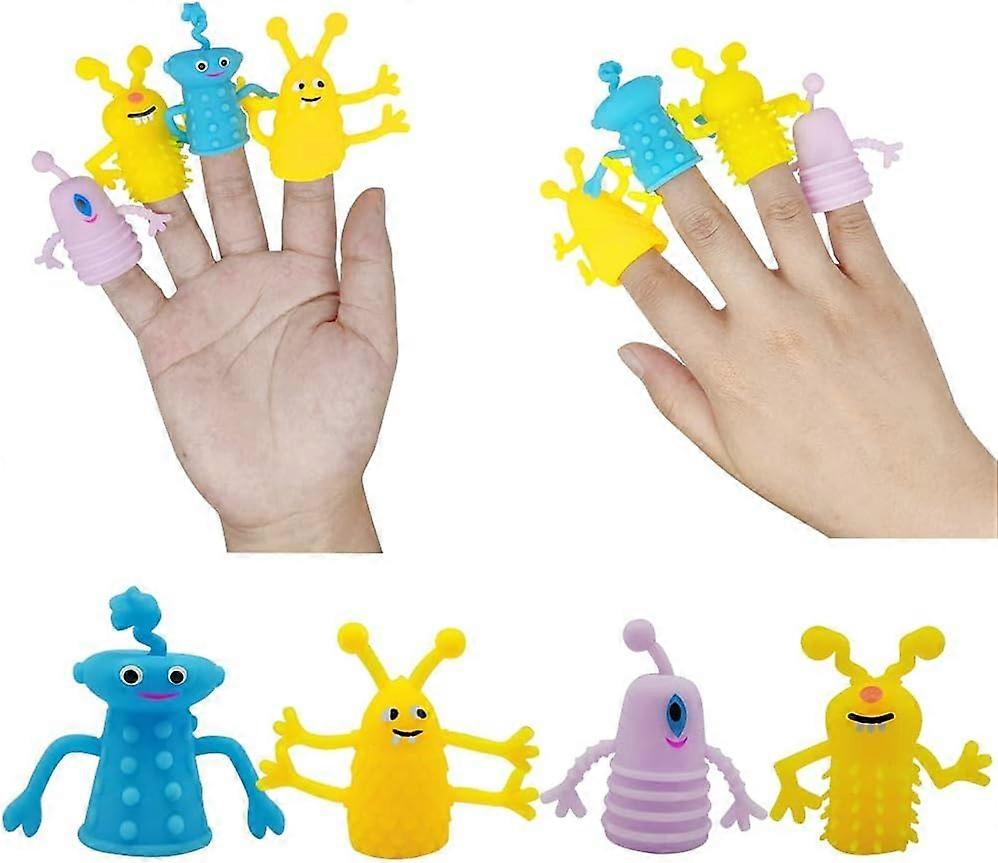 Monster Finger Puppets,Monster Stretchy Finger Puppets Fidget Toys,Soft ...
