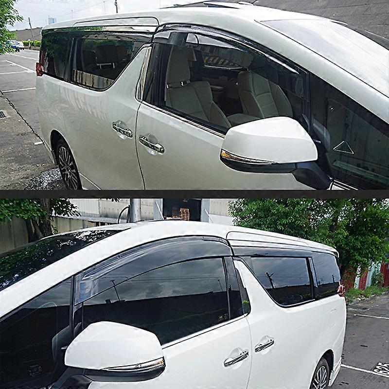 Unique For Toyota Alphard window visor car rain shield awning trim ...