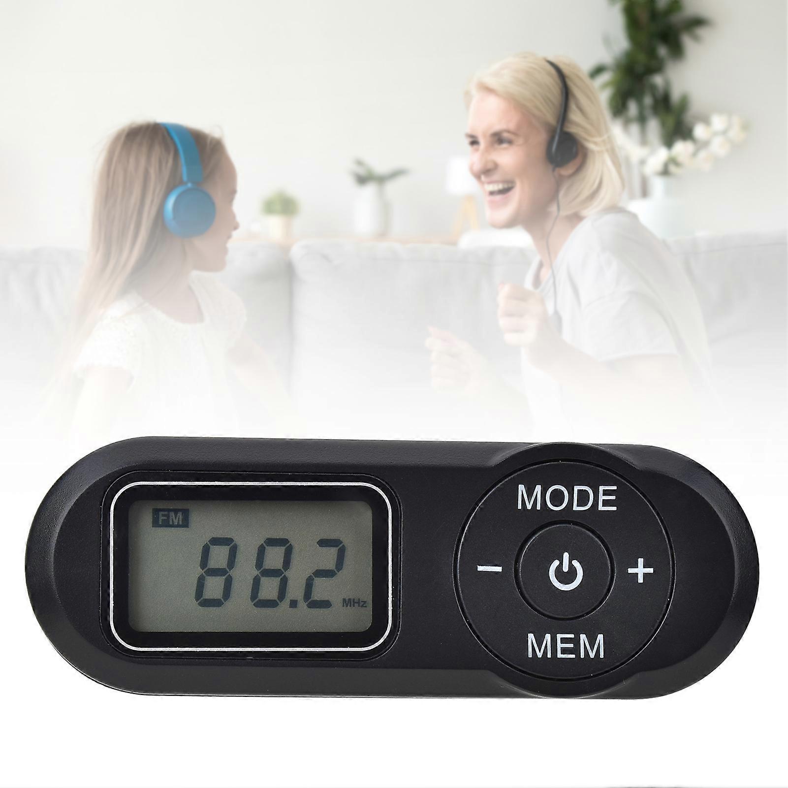 HRD-727 DSP FM Radio Portable Mini Design ABS Retro Digital Display ...