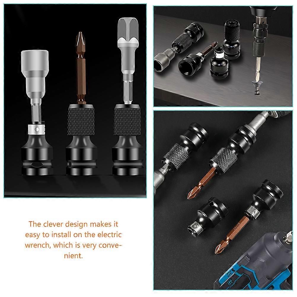 4pcs Drill Socket Adapters Impact Wrench Adapters Drill Accessories And ...