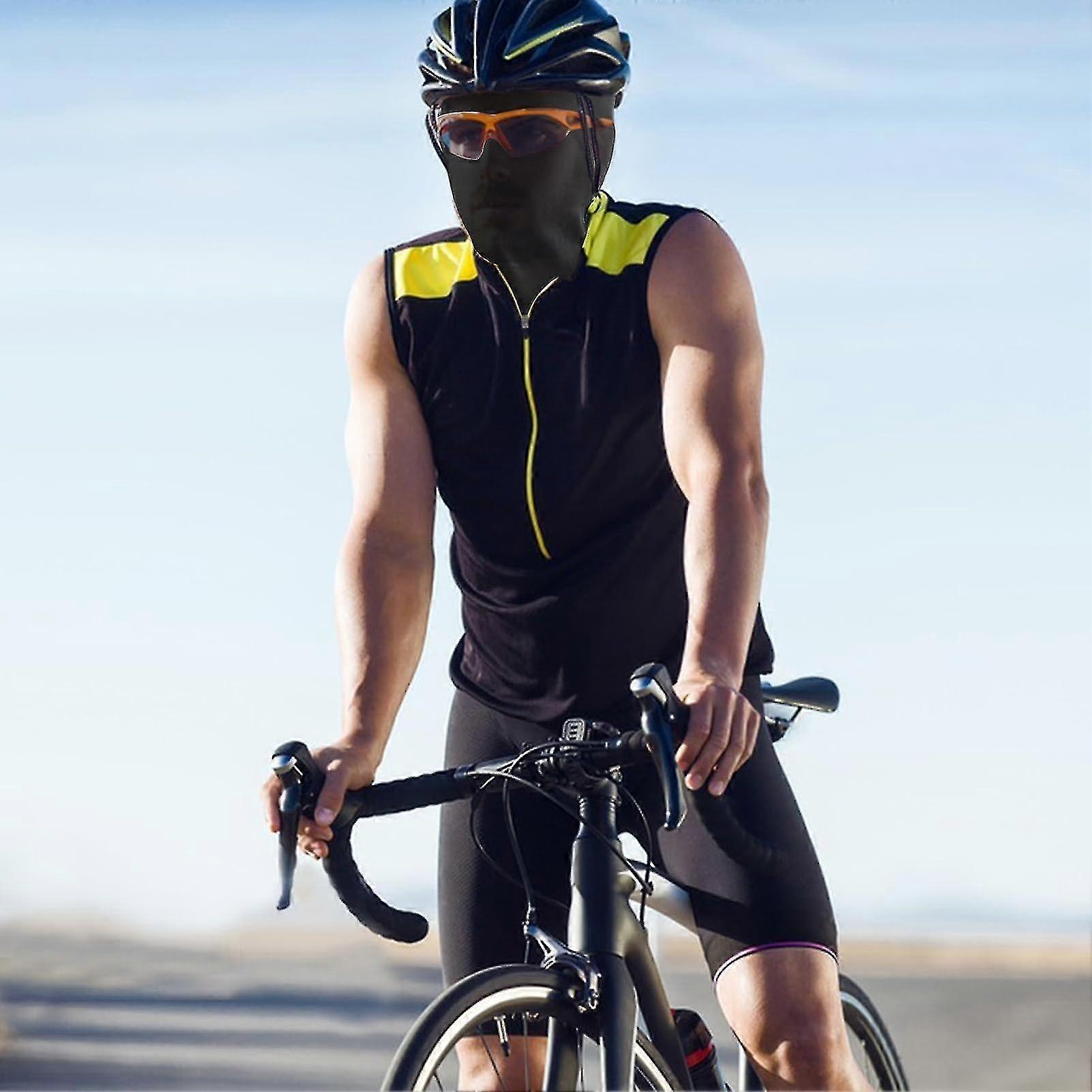 2 Pack Black Full Face Mask Halloween Full Black Mask Full Face Cover ...