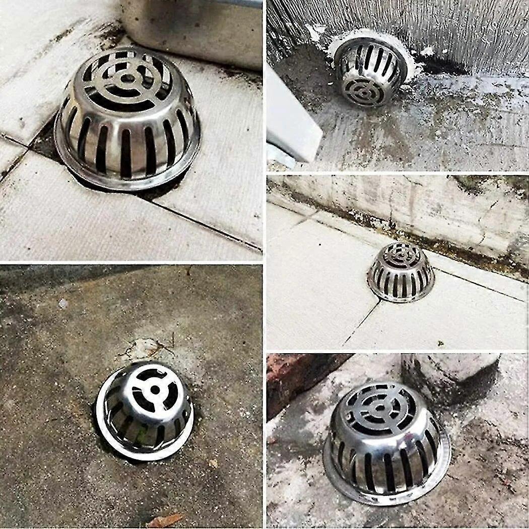 Balcony Roof Floor Drain Stainless Steel Round Displacement Anti ...